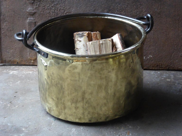 18th Century Dutch Log Basket or Log Holder at 1stDibs