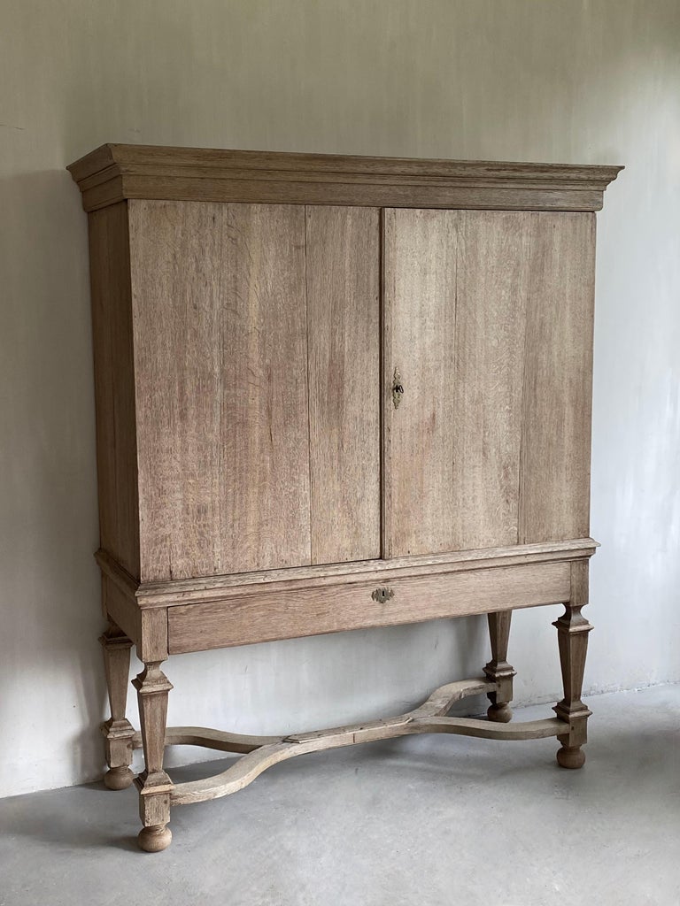 18th Century Dutch Oak Cross Cabinet at 1stDibs