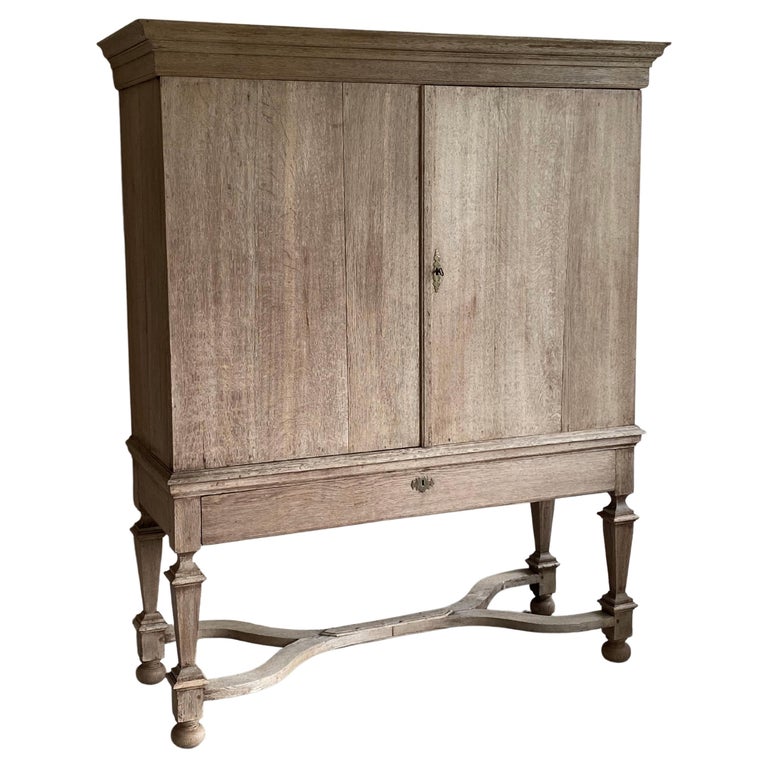 18th Century Dutch Oak Cross Cabinet at 1stDibs