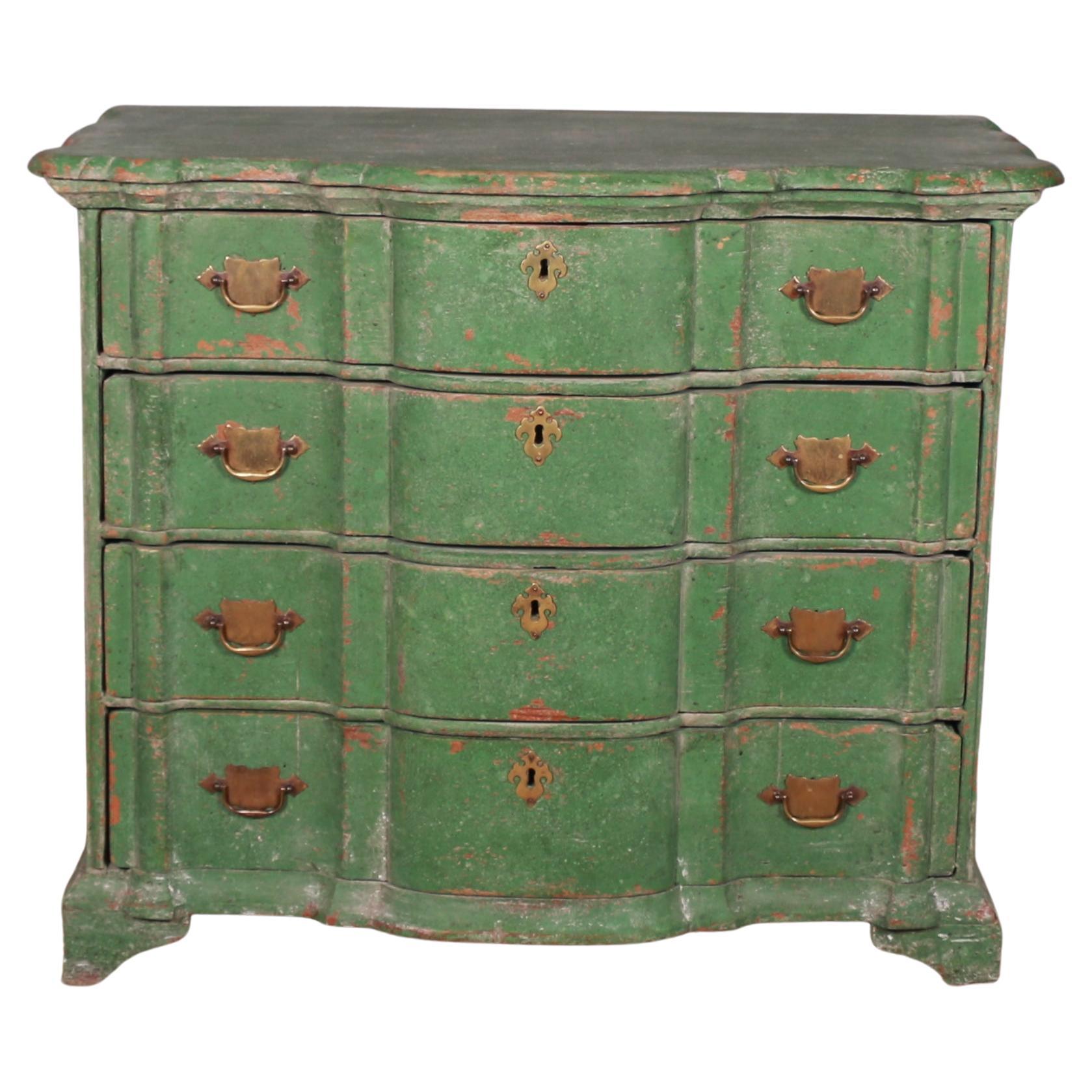18th Century Dutch Serpentine Front Commode at 1stDibs