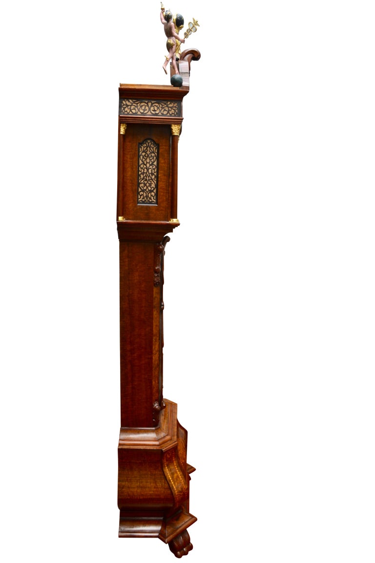 18th Century Dutch 'Utrecht' Longcase or Grandfather Clock by W.V ...