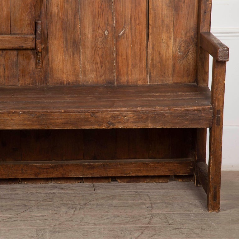 18th Century English Country Settle with Fold Down Table For Sale at ...