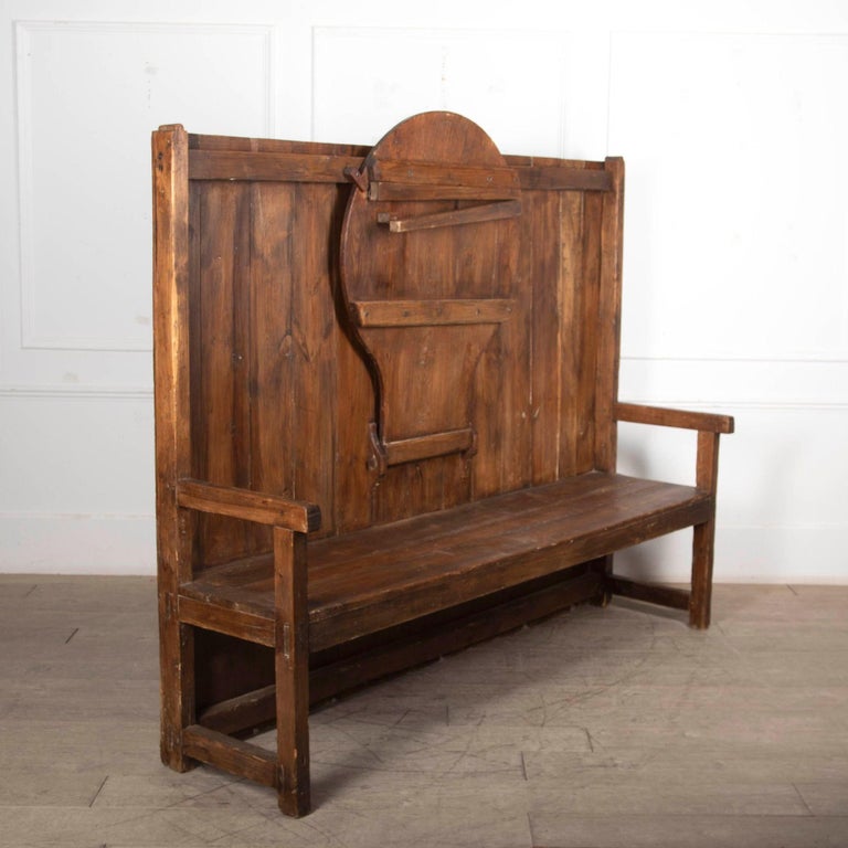 18th Century English Country Settle with Fold Down Table For Sale at ...