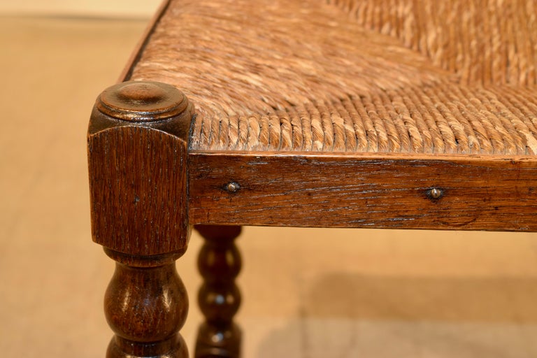 18th Century English Oak Stool at 1stDibs