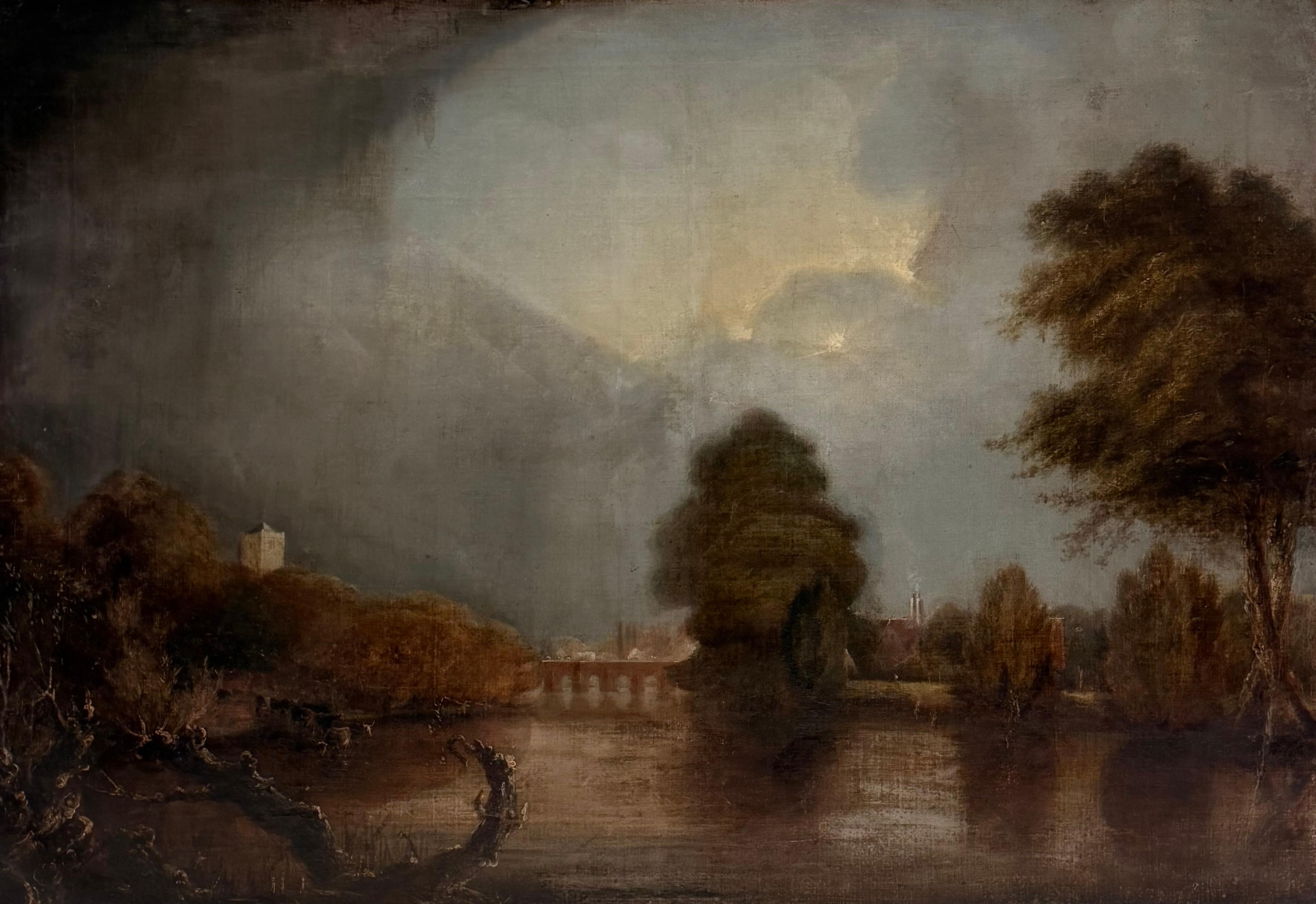 18th Century English School - Fine 1790's English Oil Painting ...
