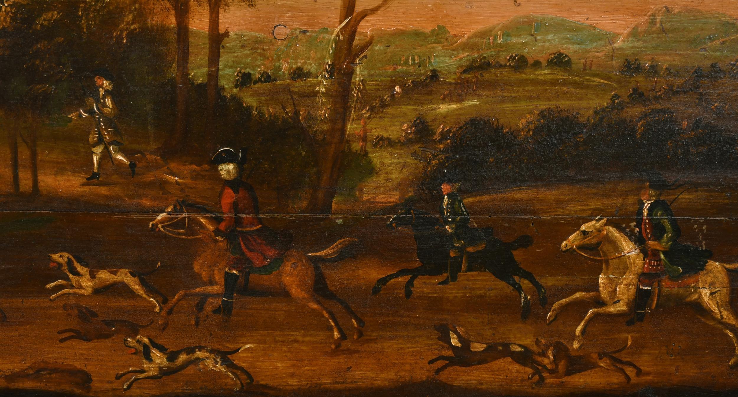 18th Century English School - Huge Country House British Sporting Art ...