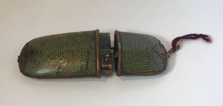 18th Century English Shagreen Eye Glass Case For Sale at 1stDibs