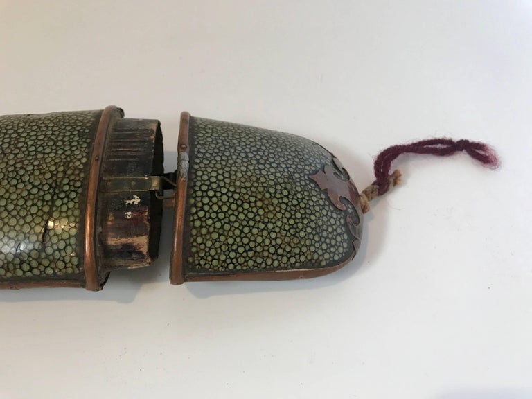 18th Century English Shagreen Eye Glass Case For Sale at 1stDibs