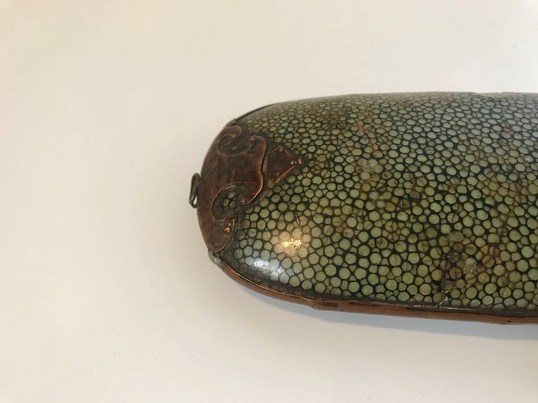 18th Century English Shagreen Eye Glass Case For Sale at 1stDibs