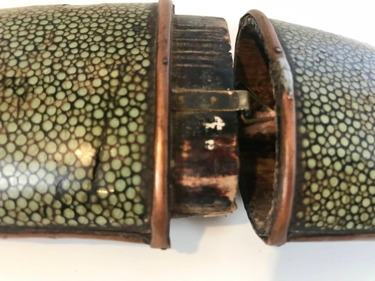 18th Century English Shagreen Eye Glass Case For Sale at 1stDibs