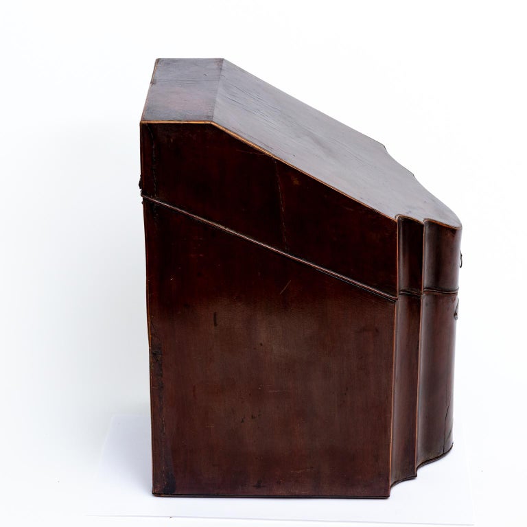 18th Century English Slant-Front Knife Box For Sale at 1stDibs