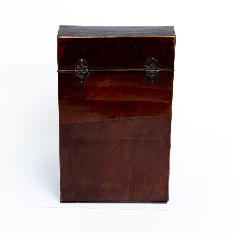 18th Century English Slant-Front Knife Box For Sale at 1stDibs