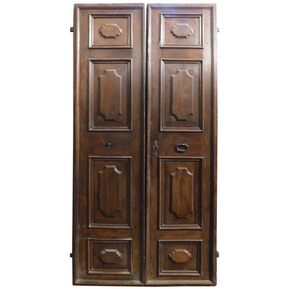 18th Century Entrance Door in Walnut at 1stDibs