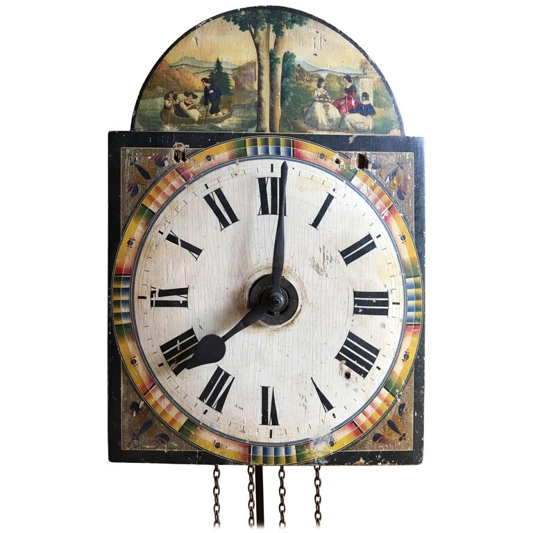 18th Century European Wall Clock at 1stDibs