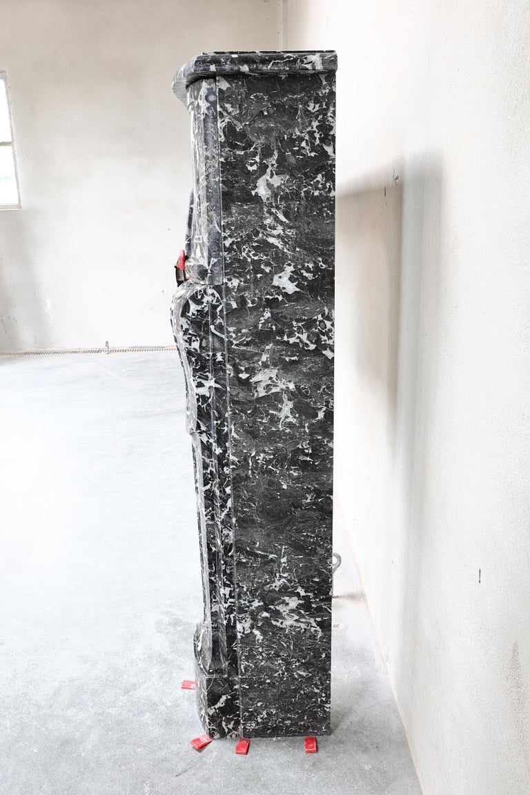 18th Century Fireplace of Saint Anna Marble from Belgium, in Louis XV ...