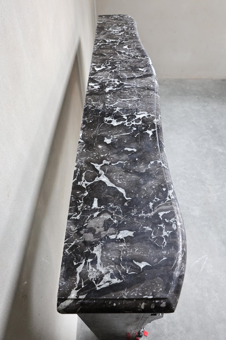 18th Century Fireplace of Saint Anna Marble from Belgium, in Louis XV ...