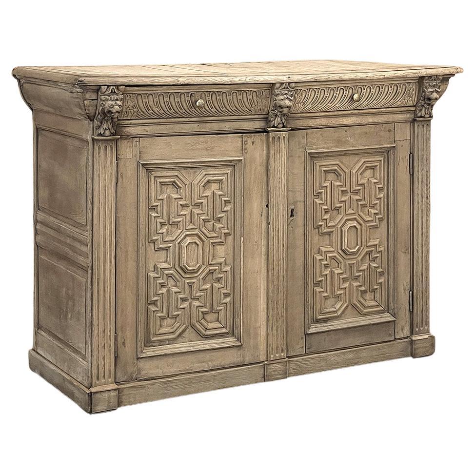 18th Century Rustic Dutch Stripped Oak Two-Tiered Buffet For Sale at ...