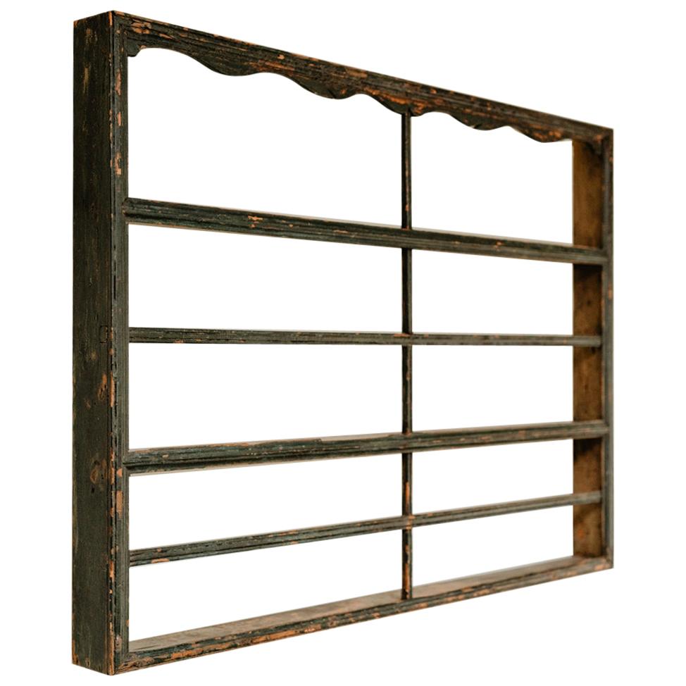 18th Century Folk Art Plate Rack at 1stDibs