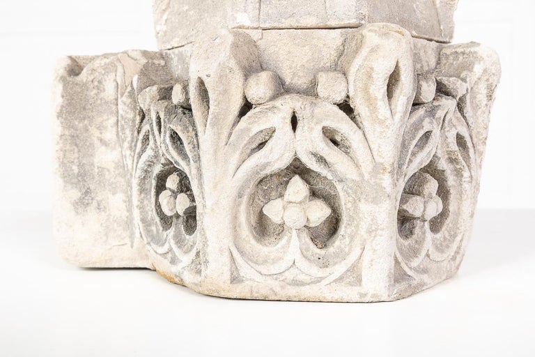 18th Century Fragment of Gothic Carved Stone For Sale at 1stDibs