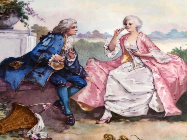 18th Century France Louis XV Porcelain Sévres Dish, 1758 at 1stDibs