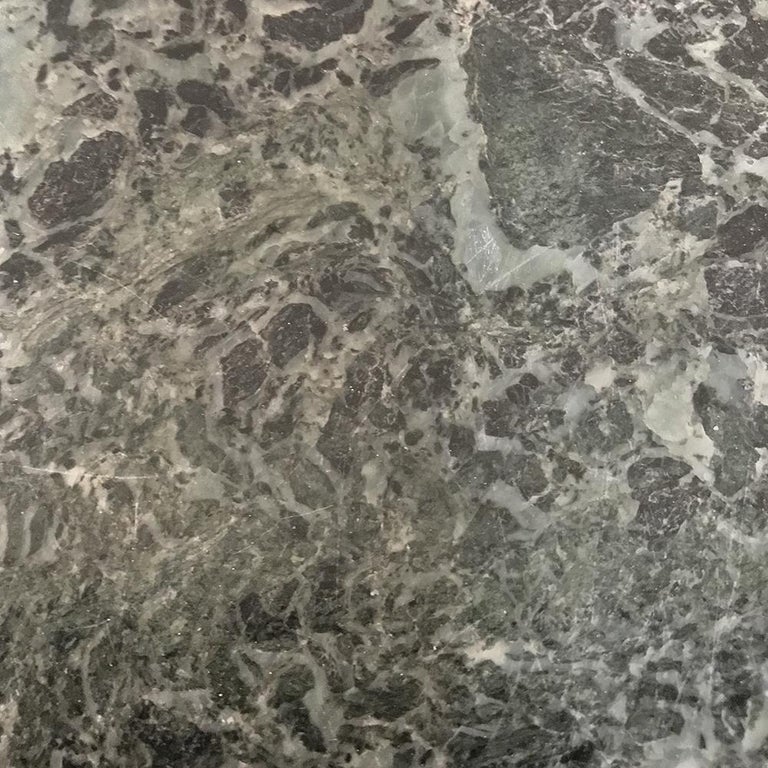 18th Century French Baroque Marble Top Painted Console, Pedestal For ...