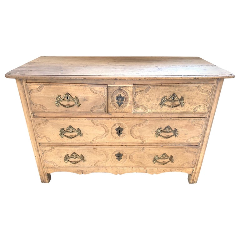 18th Century French Bleached Walnut Commode at 1stDibs