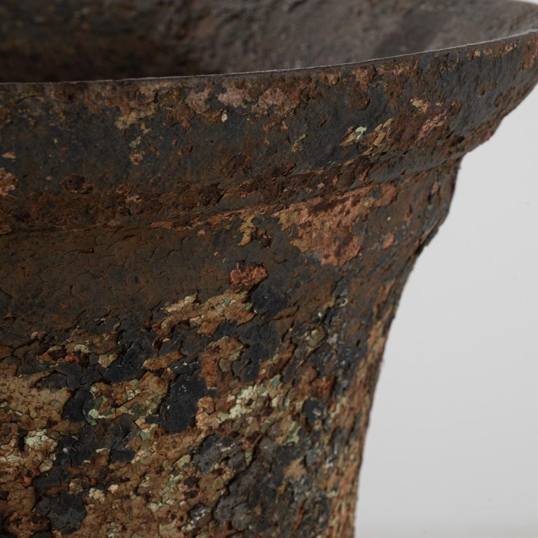 18th Century French Cast Iron Mortar For Sale at 1stDibs