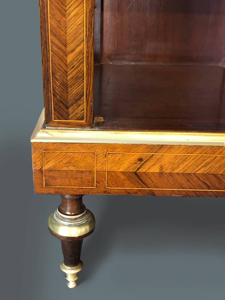 18th Century French Directoire Rare inlaid Vitrine Display Cabinet at ...