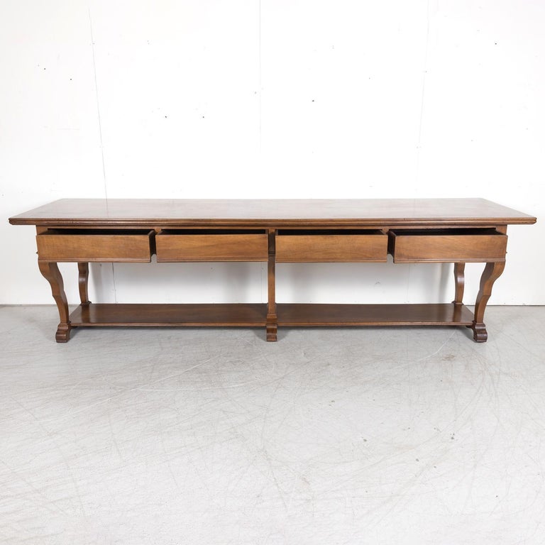 18th Century French Directoire Period Walnut Draper's Table with ...