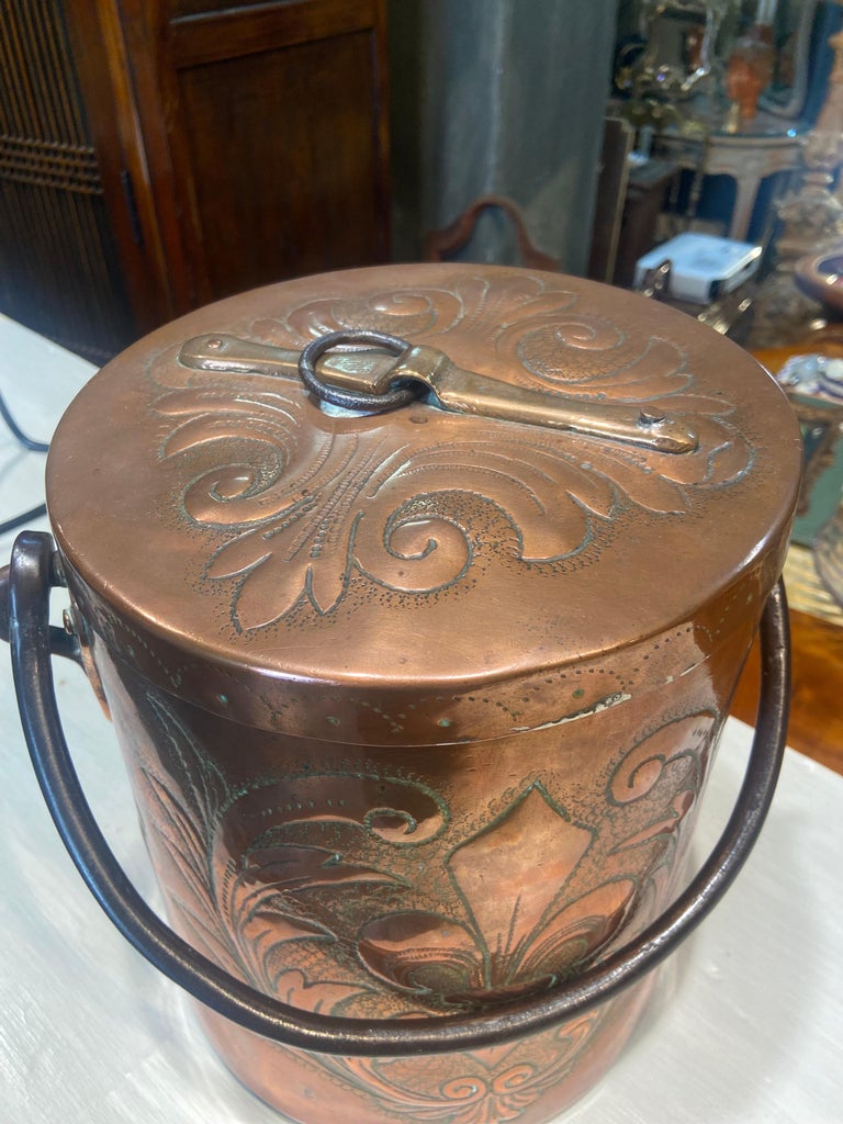 18th Century French Hammered Copper Container for Food Preservation For ...