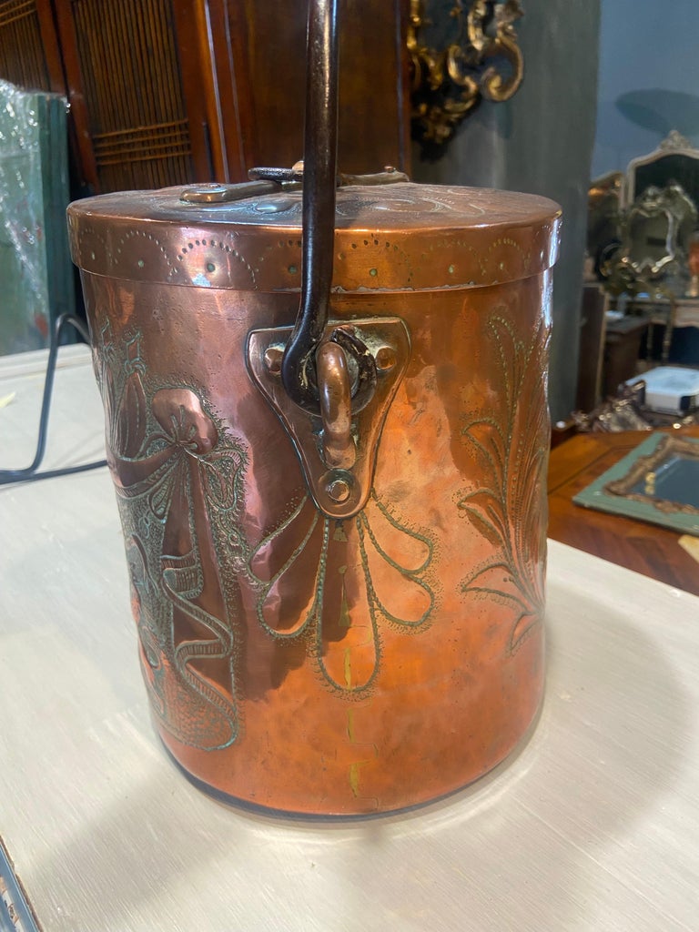 18th Century French Hammered Copper Container for Food Preservation For ...