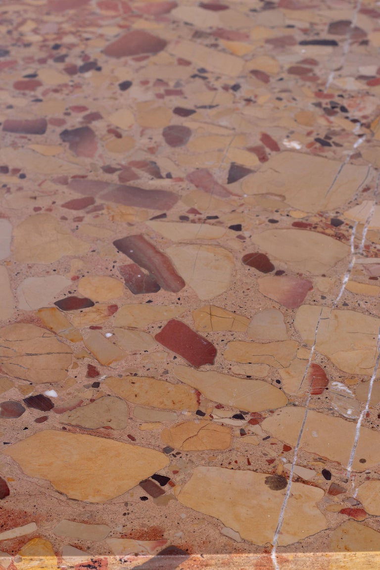 18th Century French Hand Carved Wooden One Leg Console Table with ...