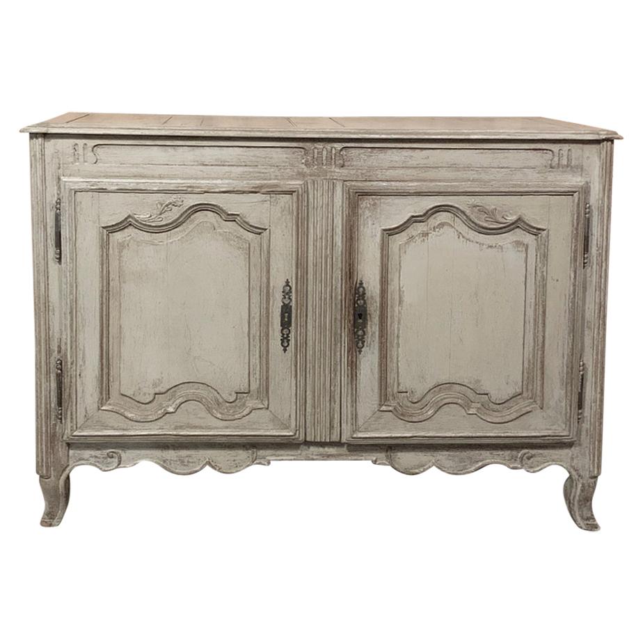 Antique 18th Century French Painted Louis XV Buffet, Restored at 1stDibs