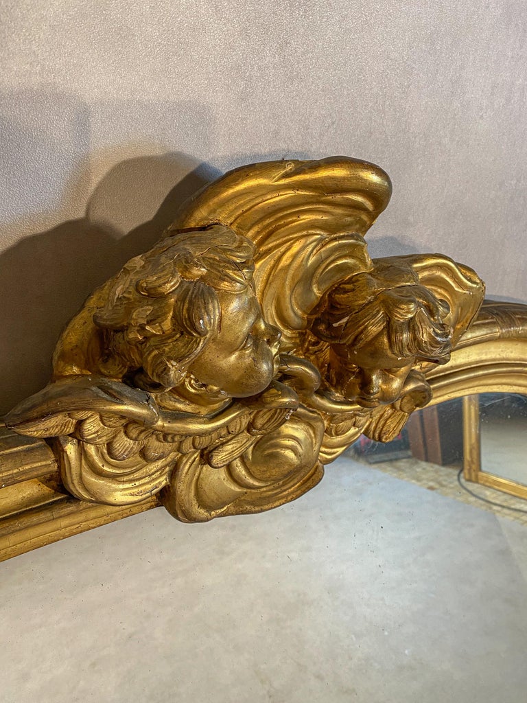 18th Century French Louis XV Period Molded Mirror For Sale at 1stDibs