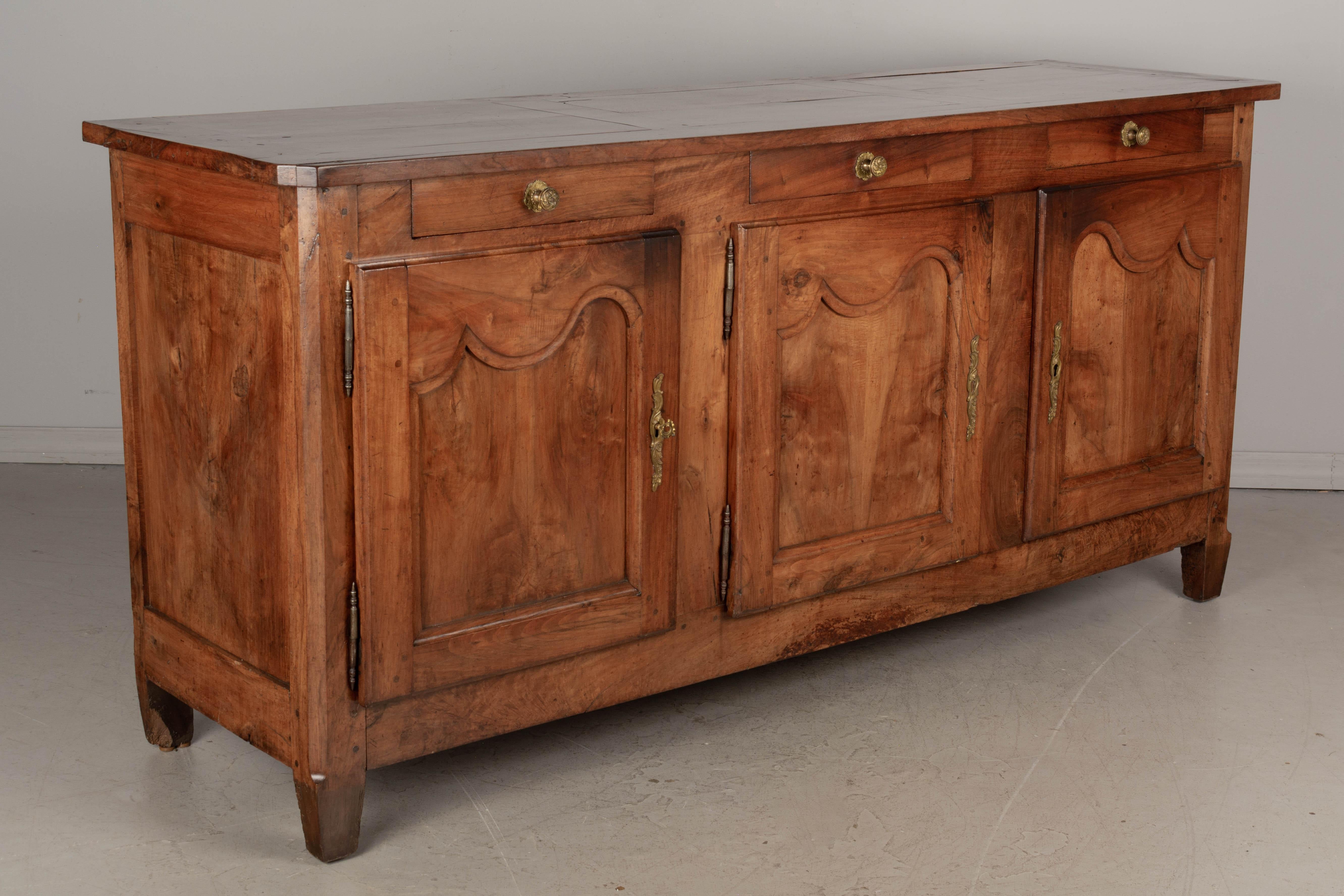 18th Century French Louis XV Walnut Enfilade or Sideboard For Sale at ...