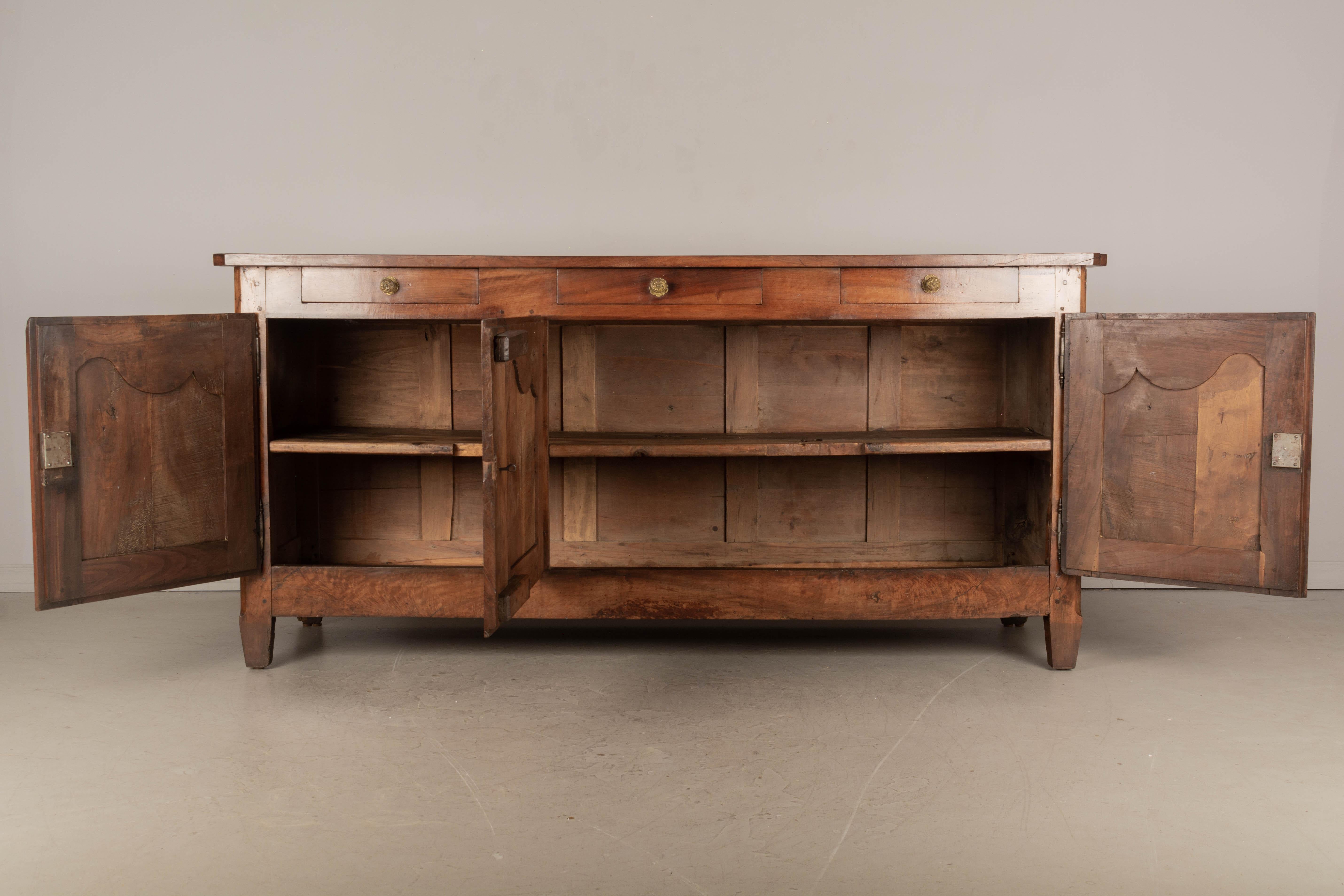 18th Century French Louis XV Walnut Enfilade or Sideboard For Sale at ...