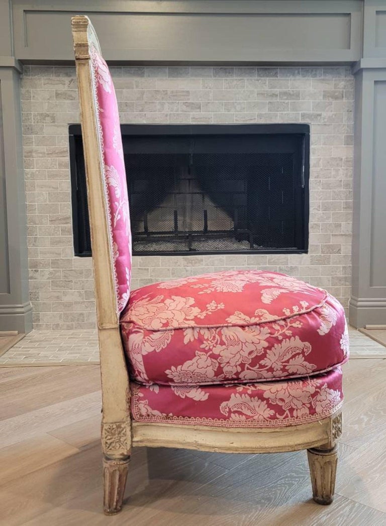 18th Century French Louis XVI Period Boudoir Slipper Chair For Sale at ...