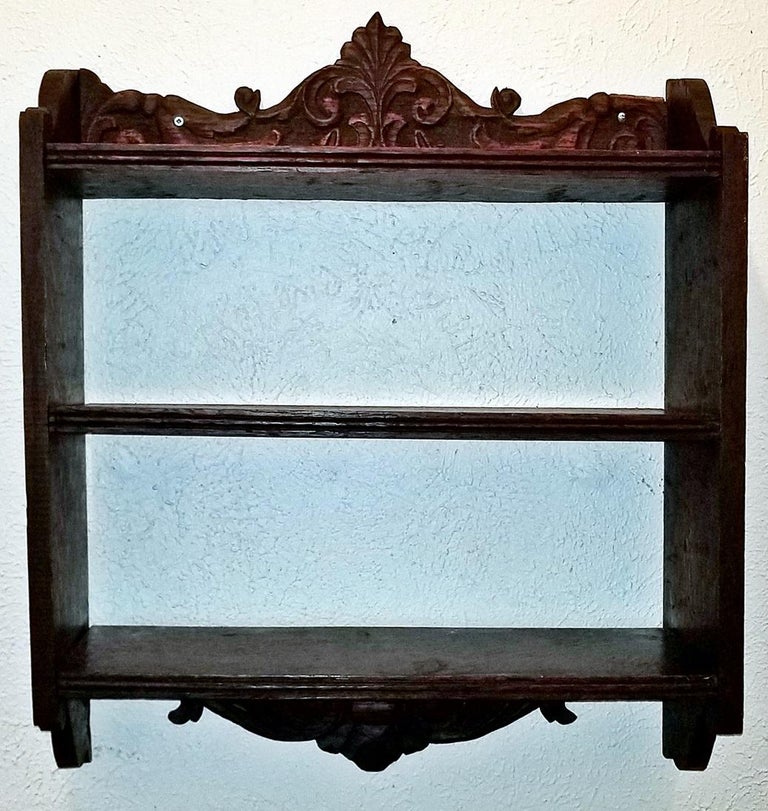 18th Century French Oak Wall Shelf at 1stDibs