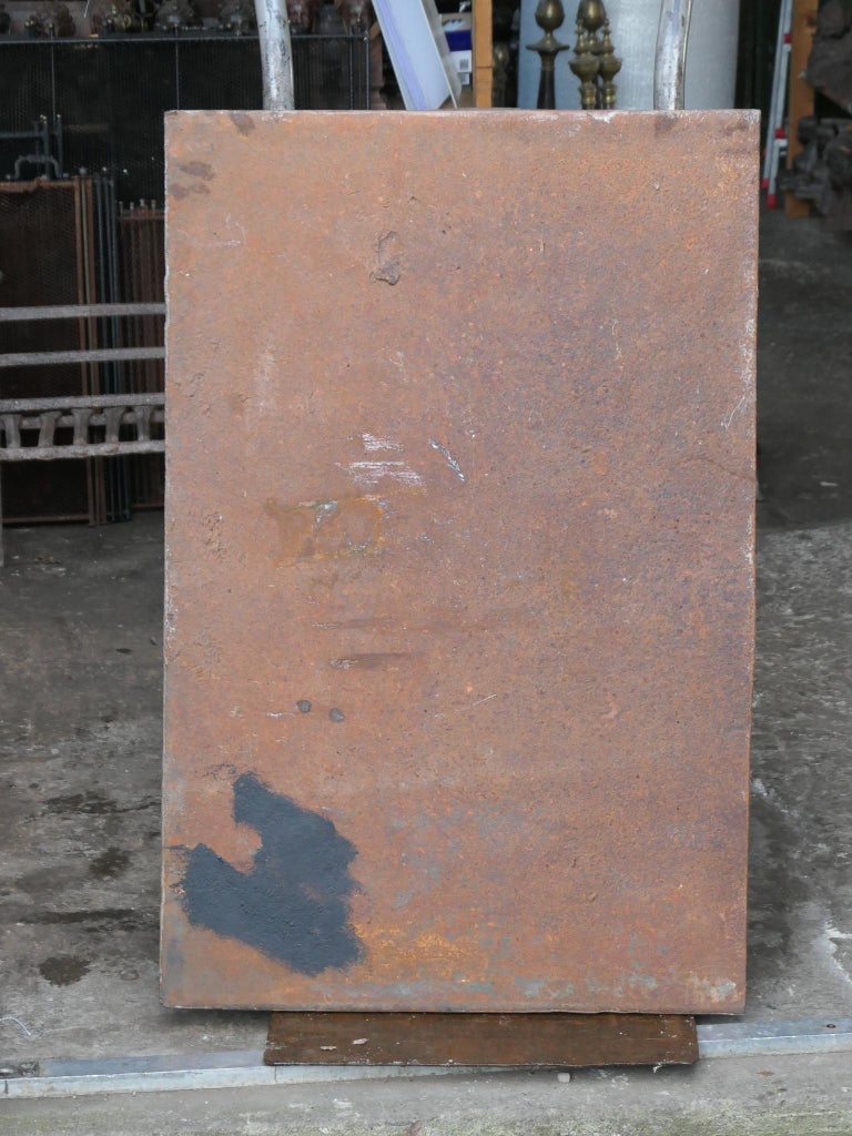 18th Century French 'Pillars with IHS Monogram' Fireback For Sale at ...