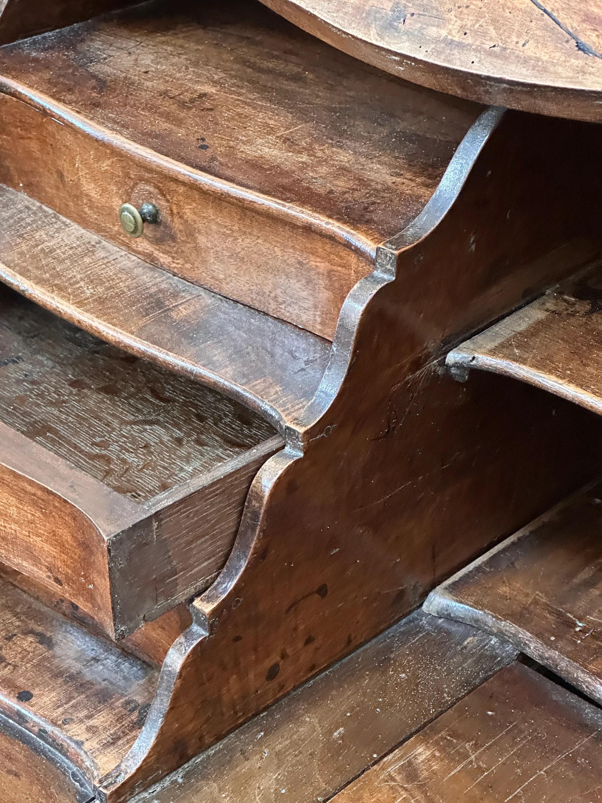 18th Century French Provincial Louis XV Cherry Slant Front Desk at ...