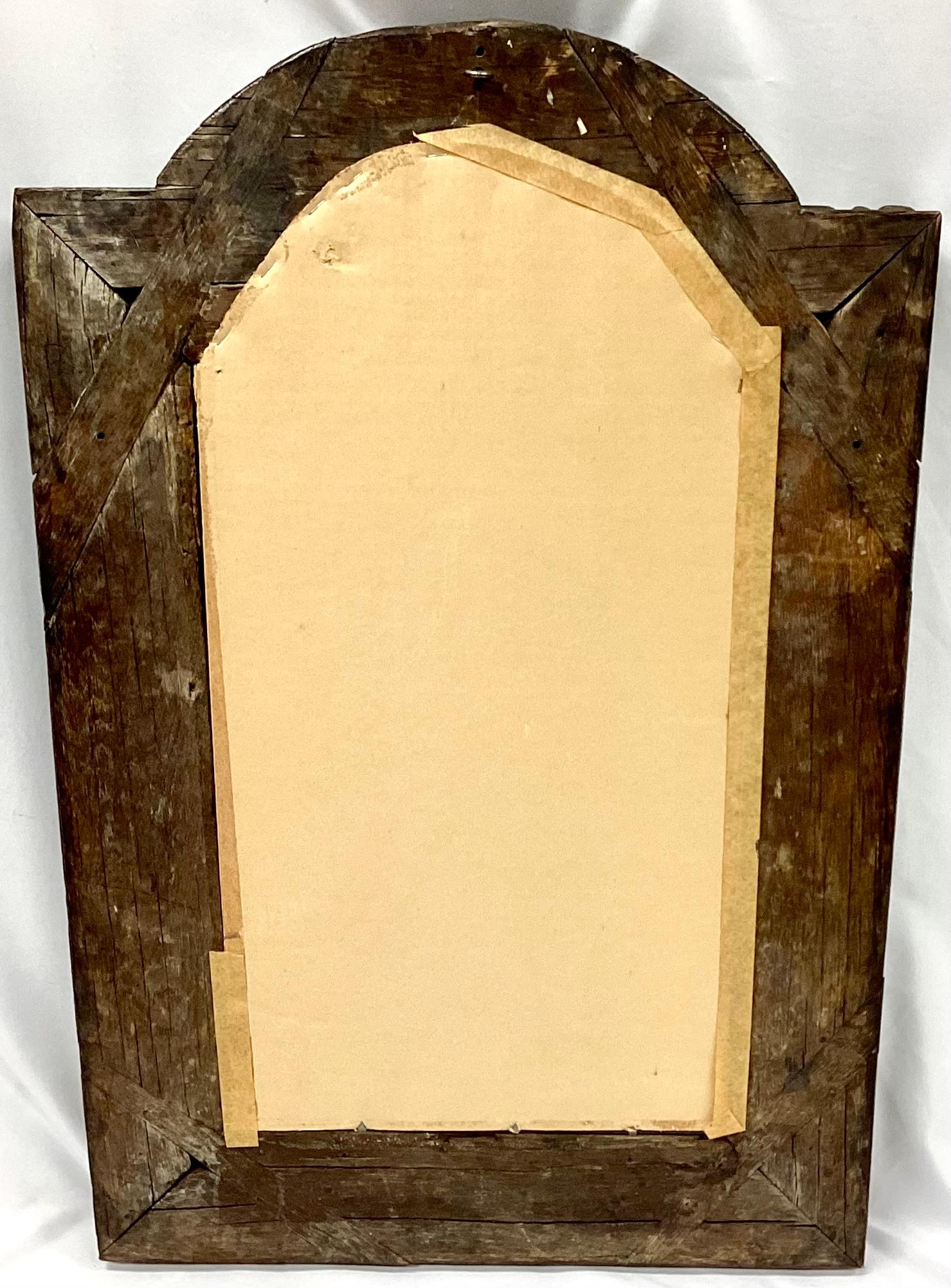 18th Century French Regence Carved Wooden Mirror For Sale at 1stDibs