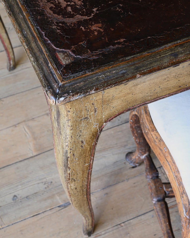 18th Century French Rococo Library Table For Sale at 1stDibs