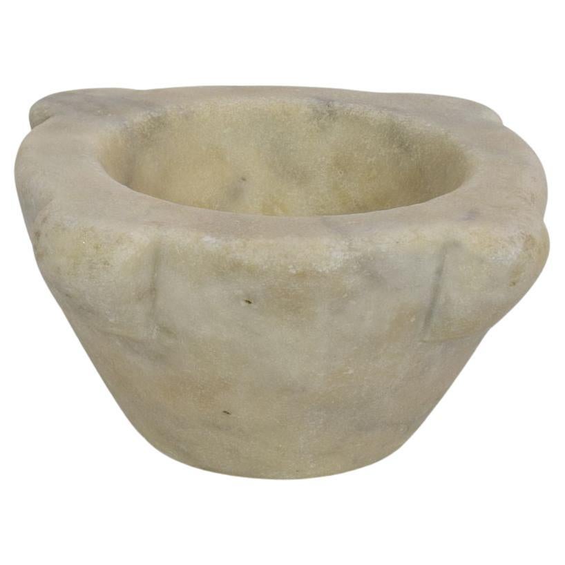 White Marble Mortar with Pestle, French, 18th Century at 1stDibs