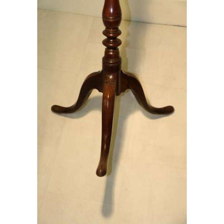 18th Century George II Period Mahogany Tripod Candle Stand, English ...