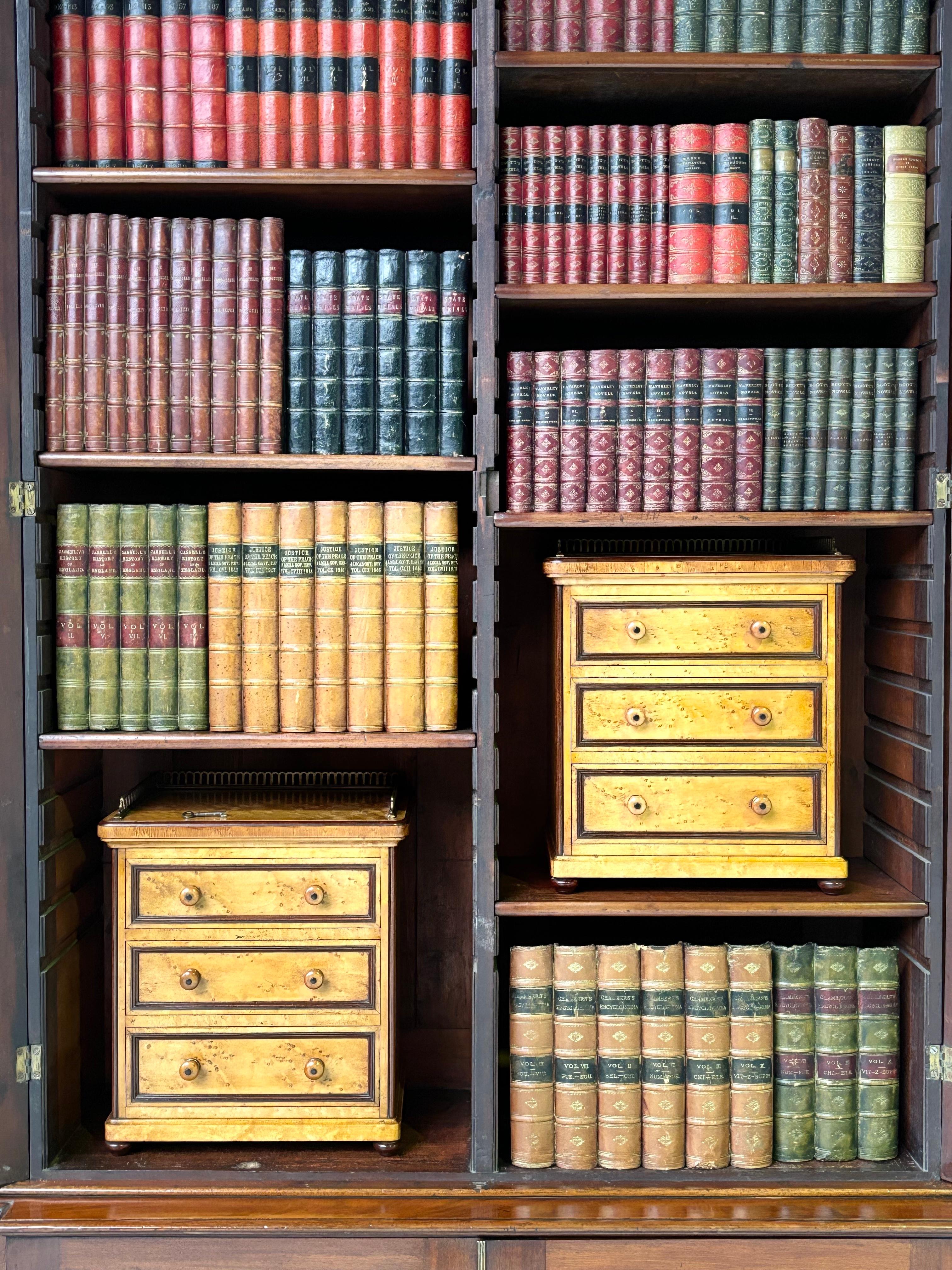 18th Century George III Period Mahogany Breakfront Library Bookcase For ...