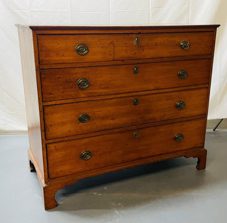 18th Century Georgian Chest of Drawers, Mahogany, Original Pulls For ...