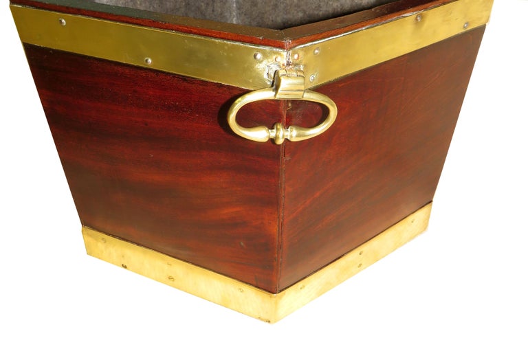 18th Century Georgian Mahogany Hexagonal Cellarette at 1stDibs