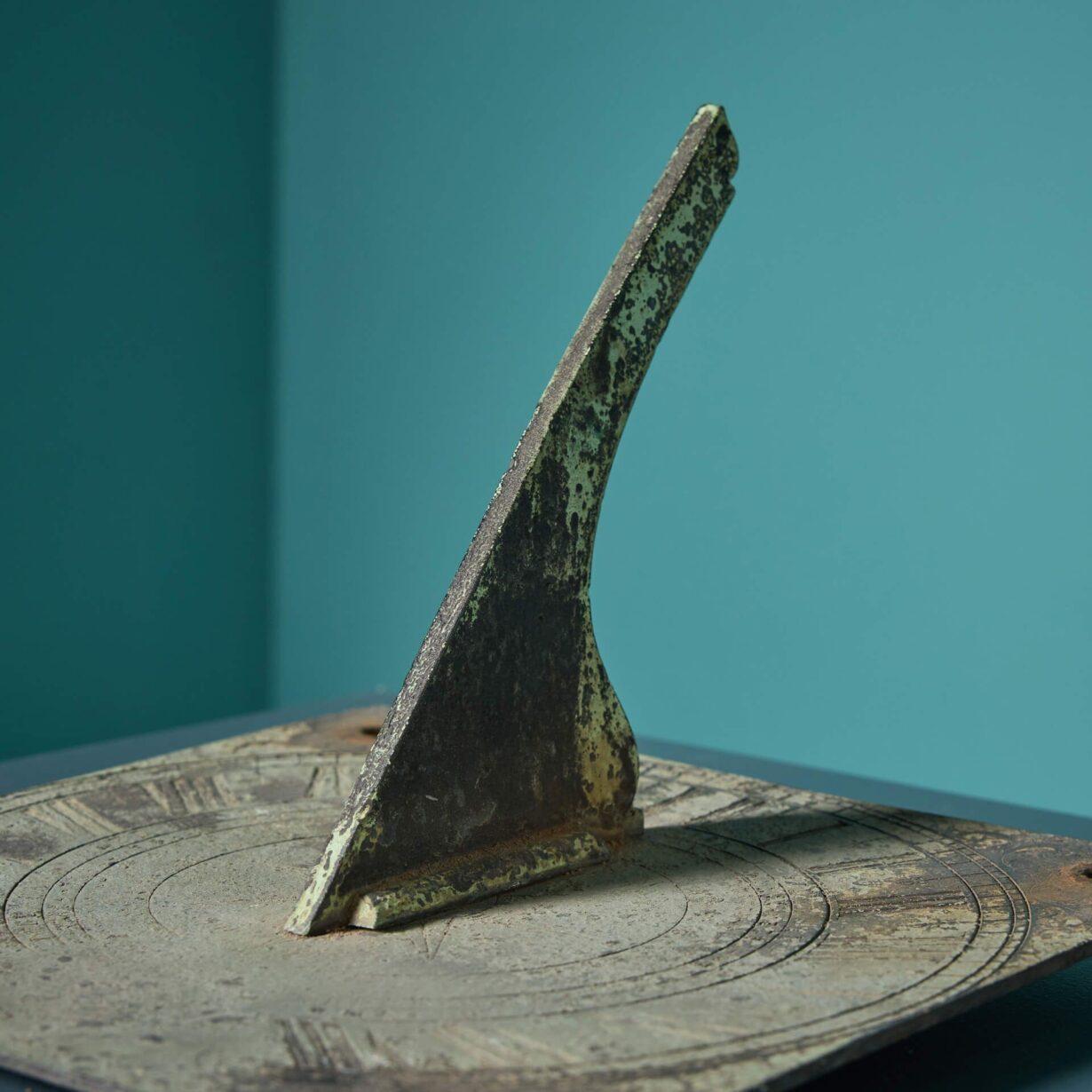 18th Century Georgian Square Bronze Sundial For Sale at 1stDibs