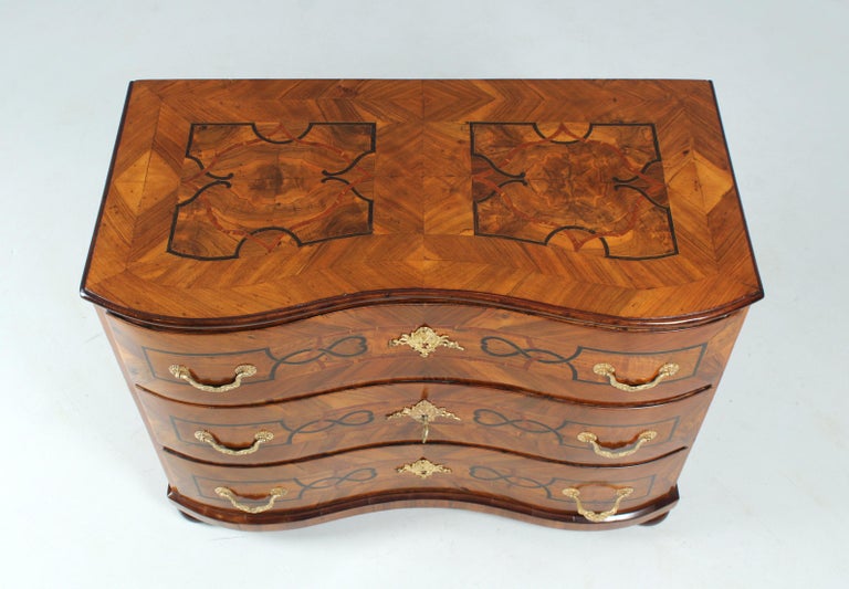 18th Century German Baroque Chest Of Drawers, Special Locking System ...
