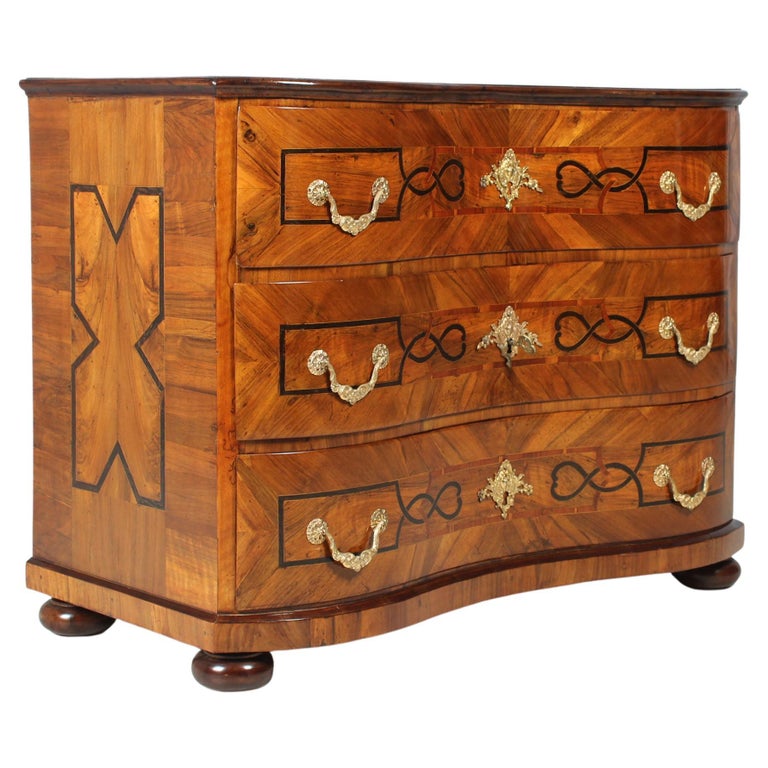 18th Century German Baroque Chest Of Drawers, Special Locking System ...